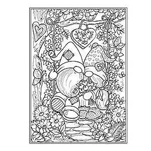 Creative Haven Gnome Sweet Gnome Coloring Book (Adult Coloring Books: Fantasy)