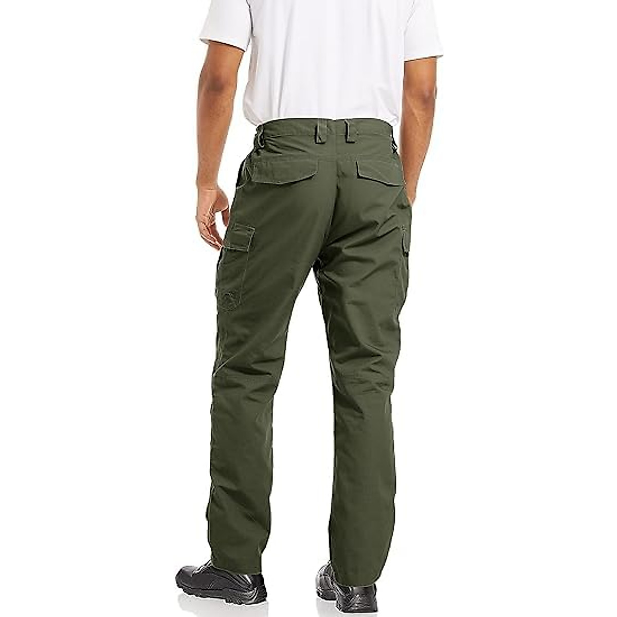 MAGCOMSEN Mens Cargo Pants Tactical Pants with Pockets Quick Dry Fishing Pants Lightweight Breathable Pants Mountain Pant for Men Green