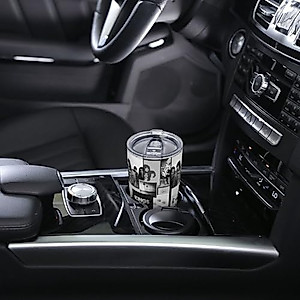 HIKTIEK Kings Rock Of Leon Band Stainless Steel Insulated Car Sippy Cup With Lid Travel Mug for Cold Hot 20 oz