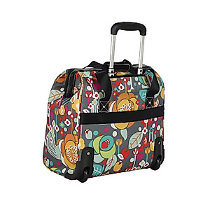 Lily Bloom Luggage 3 Piece Softside Spinner Suitcase Set Collection (Bliss)