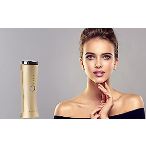 AVORLA® I Red Light Infrared Therapy Facial Wand I at-Home Skin Care Device, Anti Wrinkle Facial Massager (Gold)