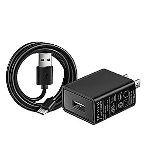 UL Listed AC Power Adapter Wall Charger Compatible for Alcatel Cingular Flip 2 40440,Tracfone Alcatel MyFlip, QuickFlip,Alcatel Go Flip,5FT Micro USB Phone Charging Cable…