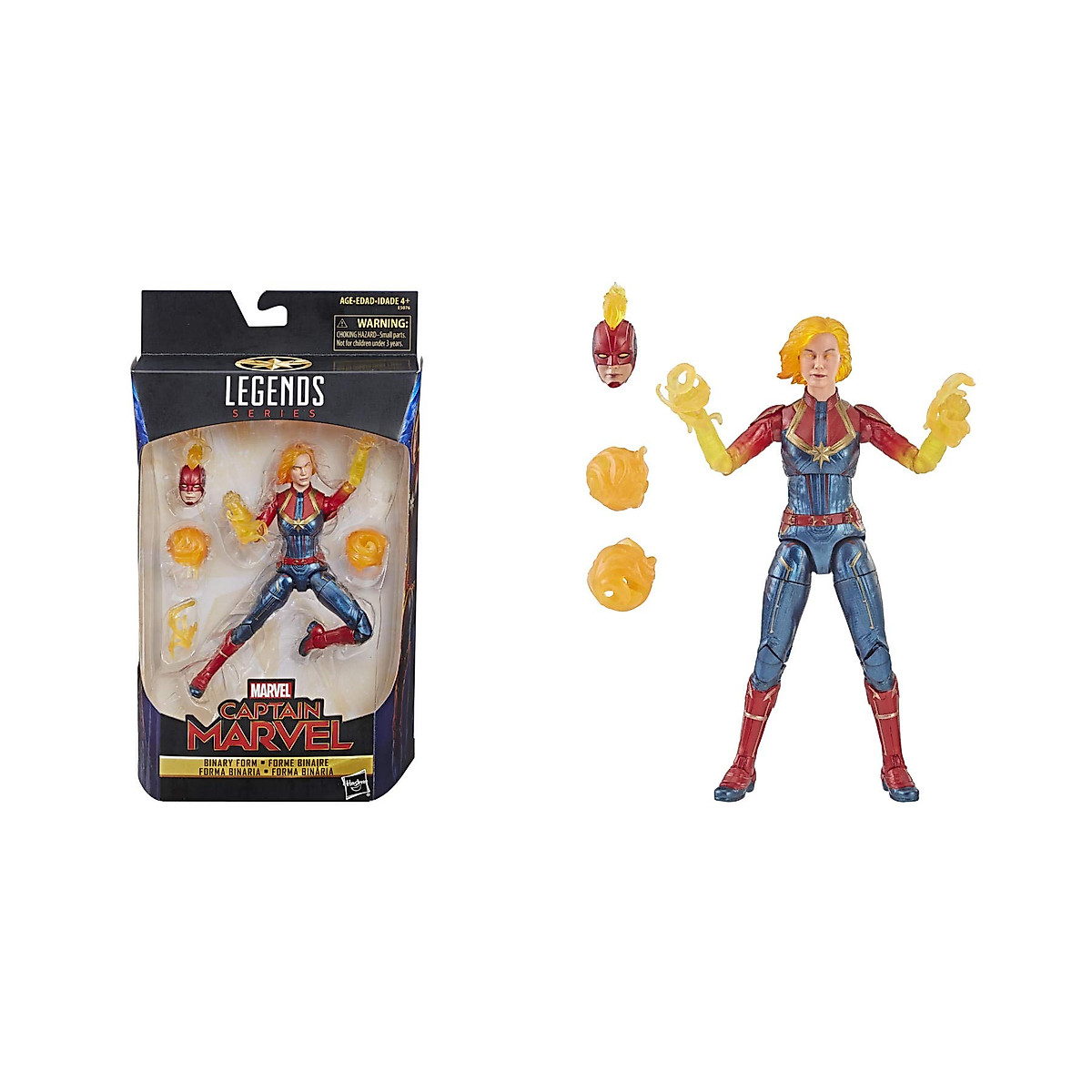 Captain Marvel Legends Figure (Binary Form)