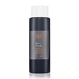 Scotch Porter Hydrating Hair Wash for Men | Gentle Shampoo Promotes Softness, Shine & Scalp Health | Formulated with Non-Toxic Ingredients, Free of Parabens, Sulfates & Silicones | Vegan | 13oz Bottle