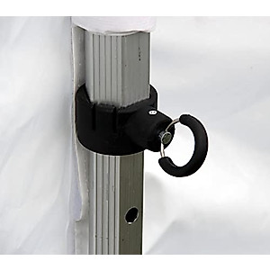 10-Foot by 20-Foot Speedy Tent | White | Quick Easy Up | 40 MM Thick Aluminum Frame | Water Resistant Tent Top | Instant Shelter for Weddings, Parties, and Events