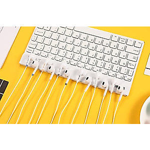 QearFun Cat Earbuds for Kids, Kawakii Wired Earbud & in-Ear Headphones Gift for School Girls and Boys with Microphone and Lovely Earphones Storage Case(SkyBlue G)