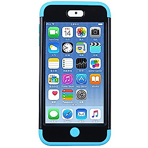 iPod Touch 7 Case, iPod Touch 6th Generation Case,SAVYOU 3 in 1 Combo Hybrid Impact Resistant Shockproof Case Cover Protective for iPod Touch 5/ 6th / 7th Generation