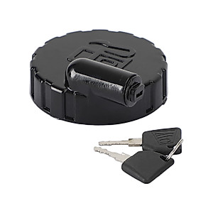 Frezon Fuel Tank Cap with Keys Diesel Cover Fit for JCB Loader Backhoe Models 1CX, 2CX, 2CXL, 3C, 3CX, 3CX Sitemaster, 3CX-4WD Turbo, 3DX, 4C, 4CX, 4DX, and MINI CX # 123/05892, 331/33064, 331/45908