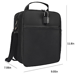 FIEKEPI Toy Storage Bagr Women and Men With a lock,Large space,Game Toy Storage Bags,Toy Box Organizer Portable Lock Box for Personal Items