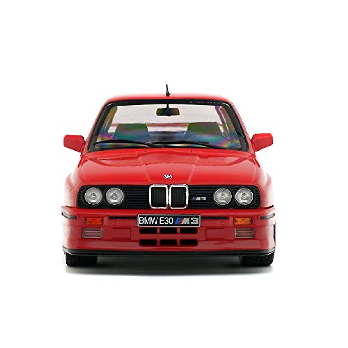 Solido S1801502 1990 BMW E30 M3 Die Cast Car, Red, 1:18 Scale