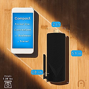 AZULLE Access4 Pro Fanless Mini PC Stick 4GB/64GB – Business & Home Portable Computer, WiFi, Windows 10 Pro, USB & Ethernet Port - Gemini Lake J4125 Processor