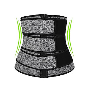 coastal rose Body Shaper for Women Tummy Control Corset Waist Trainer Postpartum Belly Wrap Hourglass Body Shaper Grey XXL