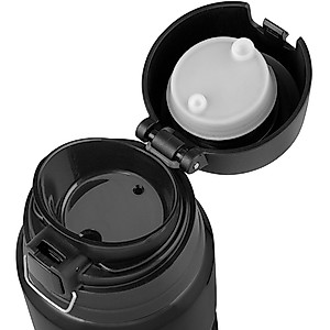 THERMOS Stainless King Vacuum-Insulated Drink Bottle, 24 Ounce, Matte Black