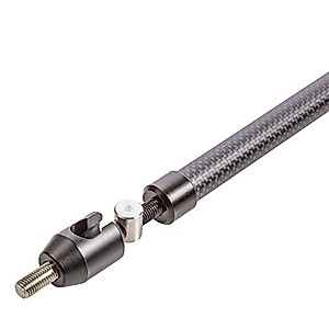 Bear Archery Trophy Ridge Hitman Target Archery Bow Stabilizer with Quick Disconnect and Removable Weights, Black, 24 inch