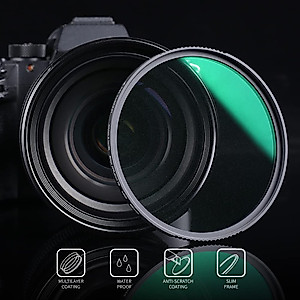 K&F Concept 52mm Black Diffusion 1 Filter Mist Cinematic Effects Lens Filter with 28 Multi-Layer Coated, Waterproof/Scratch Resistant Dream Effect Filter for Camera Lens (Nano-X Series)