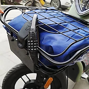 2 PACK Bike Locks Cable,Anti Theft Bicycle Lock Chain,4 Digit Security Resettable Bike Combination Lock Self Coiling Combination Cable Combo Bike Locks Without Mounting Bracket,2 Feetx1/2 Inch (Black)