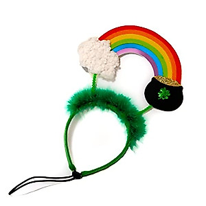 Midlee St. Patrick's Rainbow Pot of Gold Dog Headband