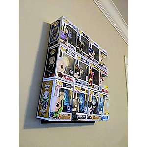 Wall Display Case for 12 Boxed Funko Pop, or Pins. Bordeless, Shelfless, No Assembly Required, just Hang on