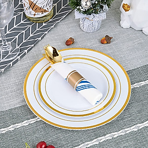 Vplus 300 PACK Guest Towels Disposable Bathroom, Decorative Bathroom Napkins Cloth Feel, Soft, and Absorbent Disposable Paper Hand Towel for Dinners, Kitchen, Parties, Weddings, Christmas Party