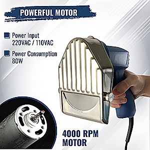 TK Tartle Kitchen Electric Kebab Meat Slicer Electric Kebab Knife Electric Meat Slicer Shaver With 2 Blades For Cutting Shawarma Doner Kebab