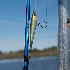 TFO 7 foot Inshore Spinning Angler Fishing Rod, Fuji Guides, Medium Light Power