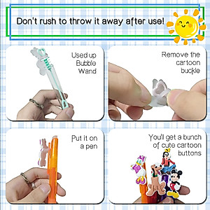 24 Piece Mouse Bubble Wand for Kids(6 Style),Cute Bubble Wand Great for Mickey Theme Birthday Party Favors,Pinata Suffer,Goodie Bags Filler,School Classroom Prizes,Birthday Gifts