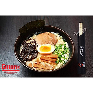 Disposable Chopsticks Pack of 100 Pair, 9" Japanese Style Sleeved Sushi Chopsticks by Gmark GM1038