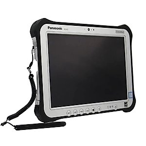 Toughbook Panasonic Toughpad G1, FZ-G1 MK4 Intel Core i5-6300U 2.4GHz, 10.1 Multi Touch + Digitizer, 128GB SSD, 8GB, Wifi, Bluetooth, Webcam, Rear Camera, TPM 2.0, LAN Port, Windows 10 Pro (Renewed)