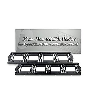 Plustek 2 x 35 mm Mounted Slide Holders (Positive), for OpticFilm 72~83 Series use only (8100 & 8200i & 8300i)