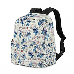 wzehkfo Cartoon Backpack Set Laptop Backpacks 2PCS Bag Travel Work