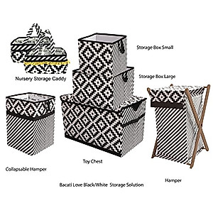 Bacati Love Baby A Countivity Gym with Mat, Black/Gold