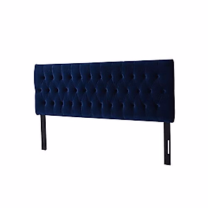 Jennifer Taylor Home Maya Platform, King, Navy blue