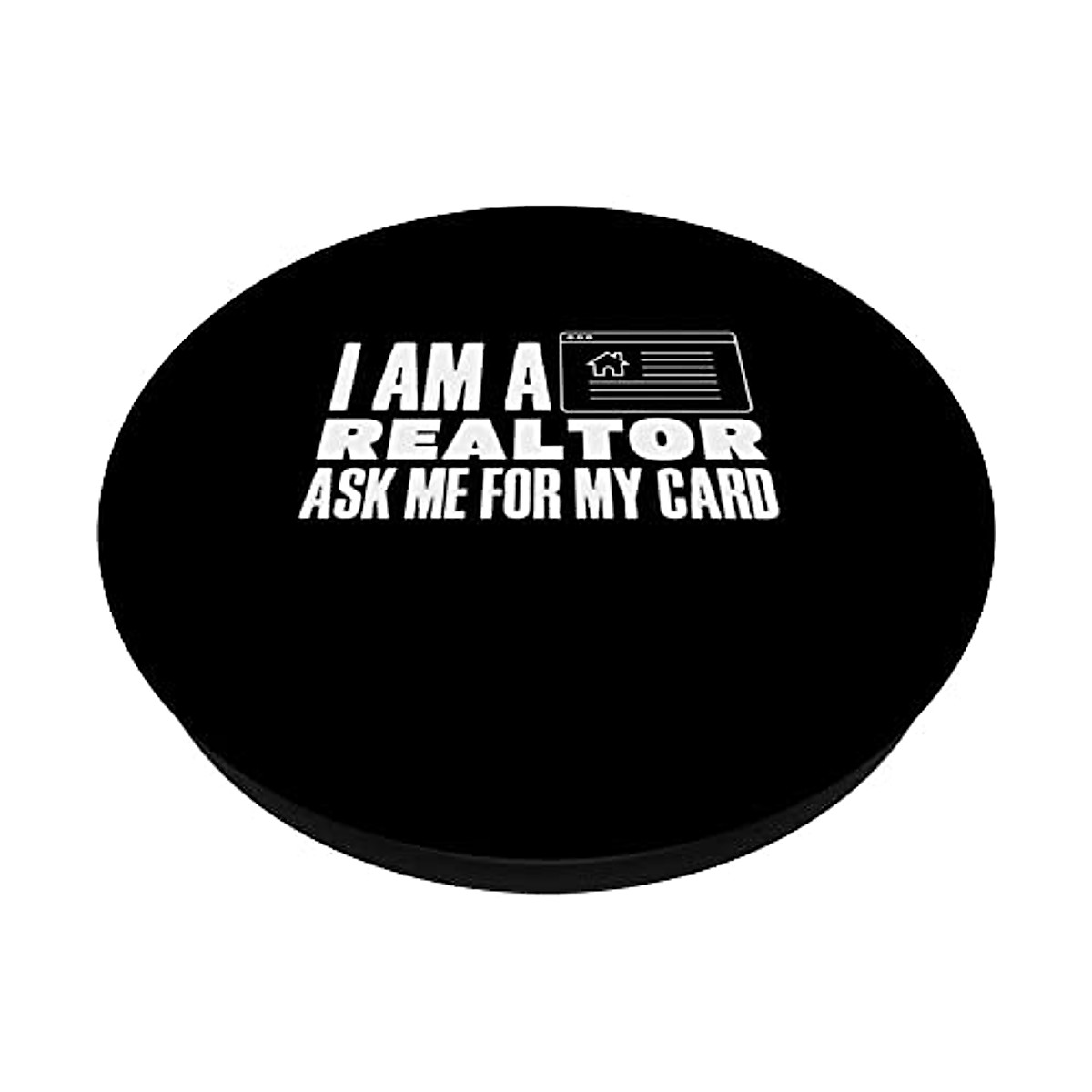 Realtor House Card Real Estate Agent Salesman Rent Broker PopSockets Swappable PopGrip