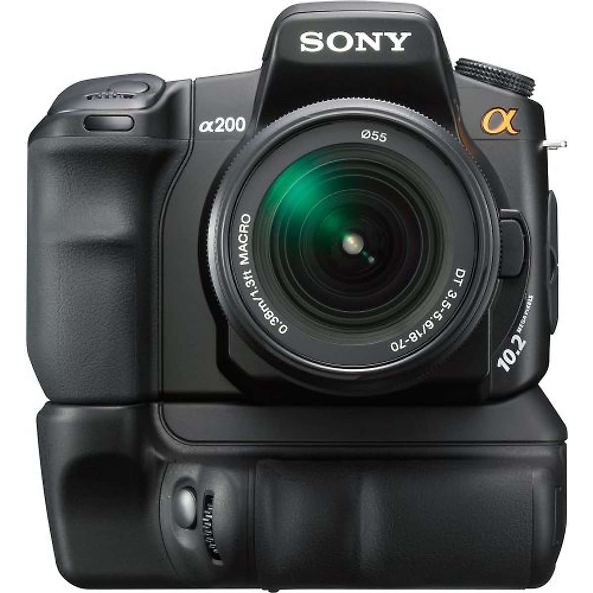 Sony Alpha A200K 10.2MP Digital SLR Camera Kit with Super SteadyShot Image Stabilization with 18-70mm f/3.5-5.6 Lens