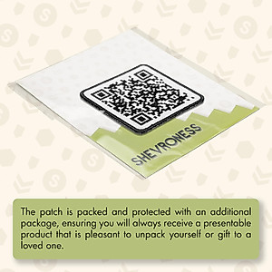 SHEVRONS QR-Code Tactical Funny Morale Patch for Hats, Vests, Jeans, Backpacks, All Clothes, and Gear - Highly Durable and Incredibly Resistant to Fading and Tearing - 2.83 x 2.83 in
