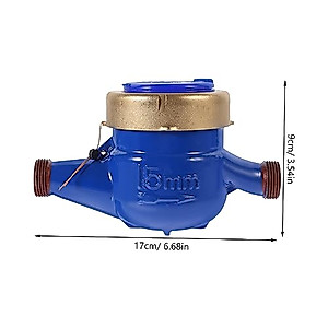 FUNOMOCYA Water Flow Meter Dn15 Water Tablw Water Table Water Tabke Rit Synthetic Water Tablr Water Meter