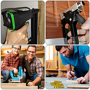 Toicann 23 Gauge Pin Nails (1",13/16",5/8",1/2",3/8") 5000 pcs Headless Pinner Nails for 23 GA Pneumatic or Electric Pinner or Pin Nail Gun, Ideal for Fine Woodworking or Trim Work