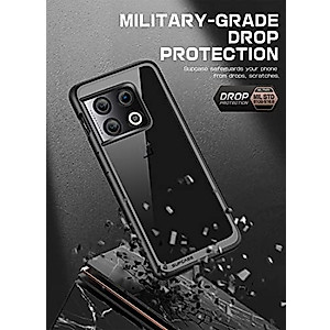 SUPCASE Unicorn Beetle Style Series Case Designed for OnePlus 10 Pro 5G (2022 Release), Premium Hybrid Protective Clear Case (Black)