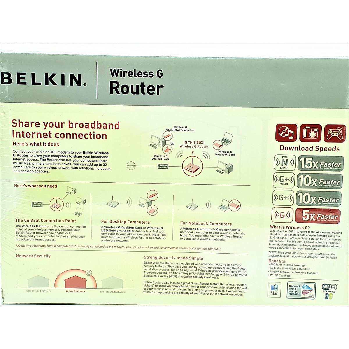 Belkin Wireless-G Router DSL/Cable Gateway
