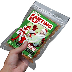 Farting Elf Gourmet Trail Mix - Christmas Gag Gifts Adults Funny Secret Santa Gifts for Adults Mens Food Gift, Elf Gifts for Men Christmas Wish