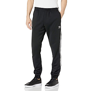 adidas Originals mens Adicolor Classics Primeblue SST Track Pants Black/White Medium