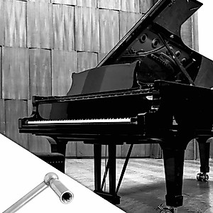 6 Pcs Piano Tuning Kit, Professional Piano Tuner Tools with Piano Tuner Hammer Mute and Piano Tuning Lever for Beginner and Professional Tuner