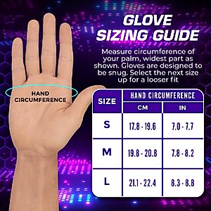 CTEN Series Gaming Gloves - Great Comfort and Grip, Perfect Gaming Gloves for Sweaty Hands, Ideal Gamer Gloves for PC, VR Gloves, Gray-Gold-Large
