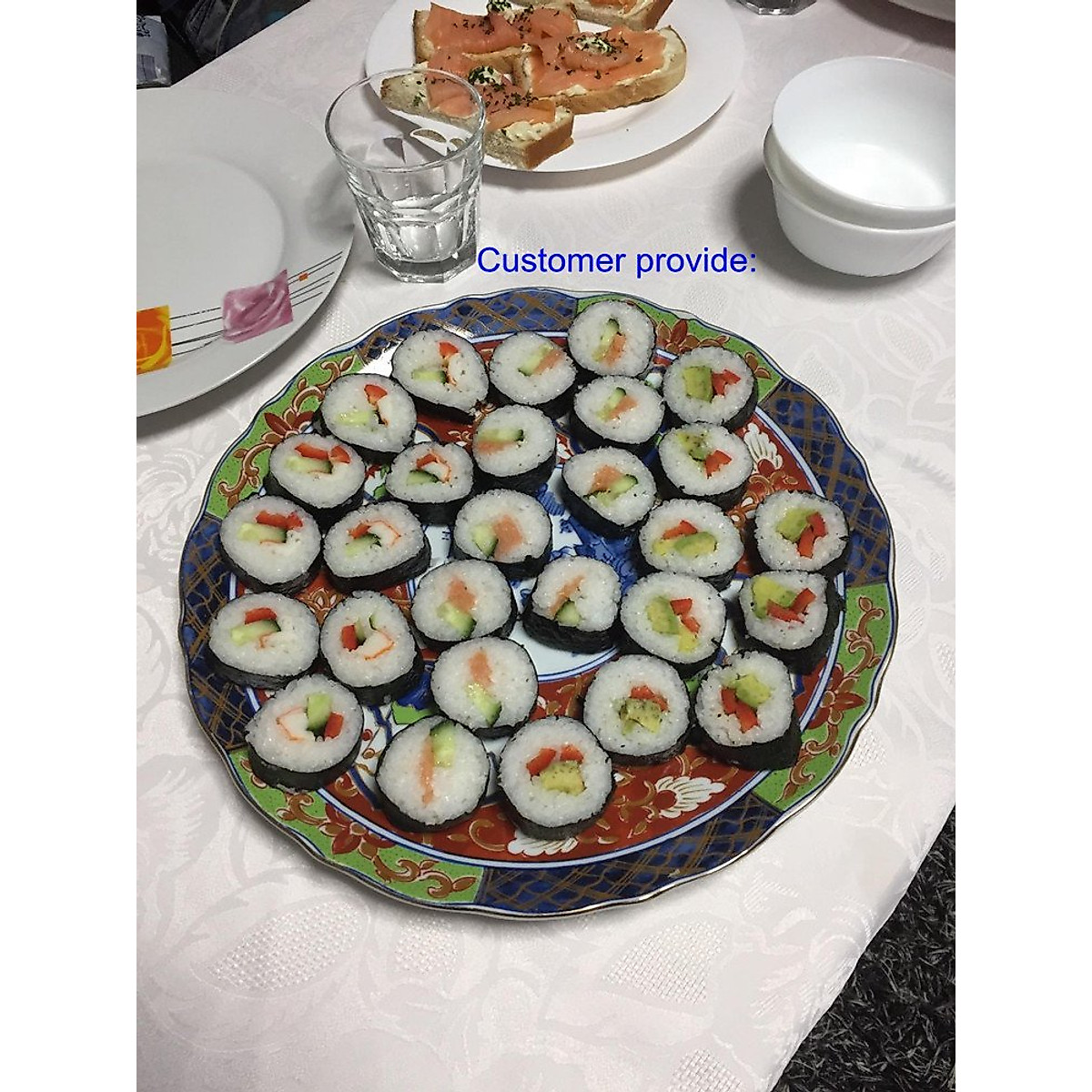 AISHN Sushi Roller Kit Sushi Bazooka, Durable Camp Chef Rice Maker Machine Mold-for Easy Sushi Cooking Rolls Best kitchen Sushi Too