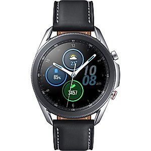 SAMSUNG Galaxy Watch3 GPS Smartwatch 45mm, Mystic Silver (Certified )