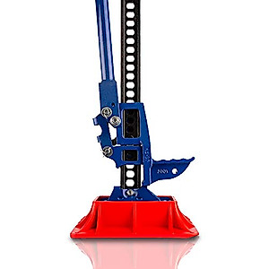 ZESUPER Off-Road Base High Lift Jack Base Plate Compatible with Hi Lift Jack PP Pad to Alleviate Jack Hoisting Sinkage (Red)