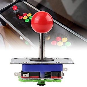 1pcs Arcade Joystick, Adjustable Competition Style Long Handle Joystick Classic 2/4/8 Way Game Joystick Ball for Arcade Gaming Cabinet Button Kit