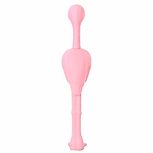 Flamingo Croquet Mallet | 38 Inch Pink Molded Plastic Construction, Wonderland Queen of Hearts Costume Accessory