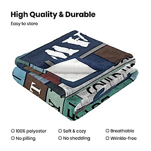 Omokil Son in Law Gifts - Son in Laws Gifts from Mother in Law - Gift for Son-in-Law - Son in Law Wedding Gift - Best Birthday Gifts for Son in Law - Future Son in Law Gift Blankets (50" X 60")