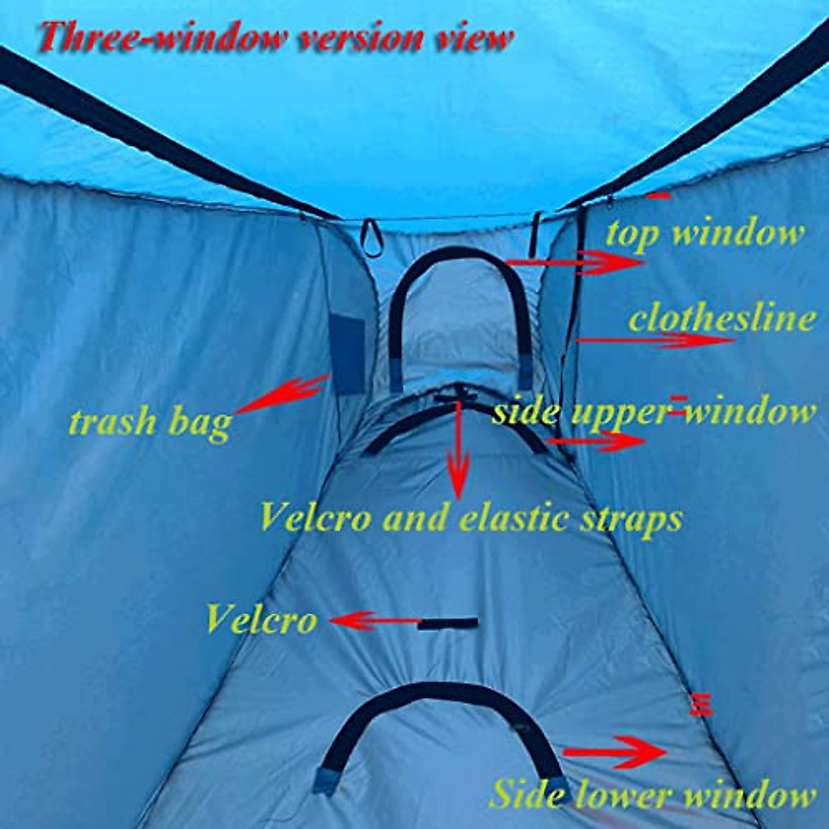 Fashion Portable Dressing Room Pop Up Privacy Shower Tent Fitting Room Mobile Simple Outdoor Sun Shelter Camp Toilet Changing Dressing Room Modern